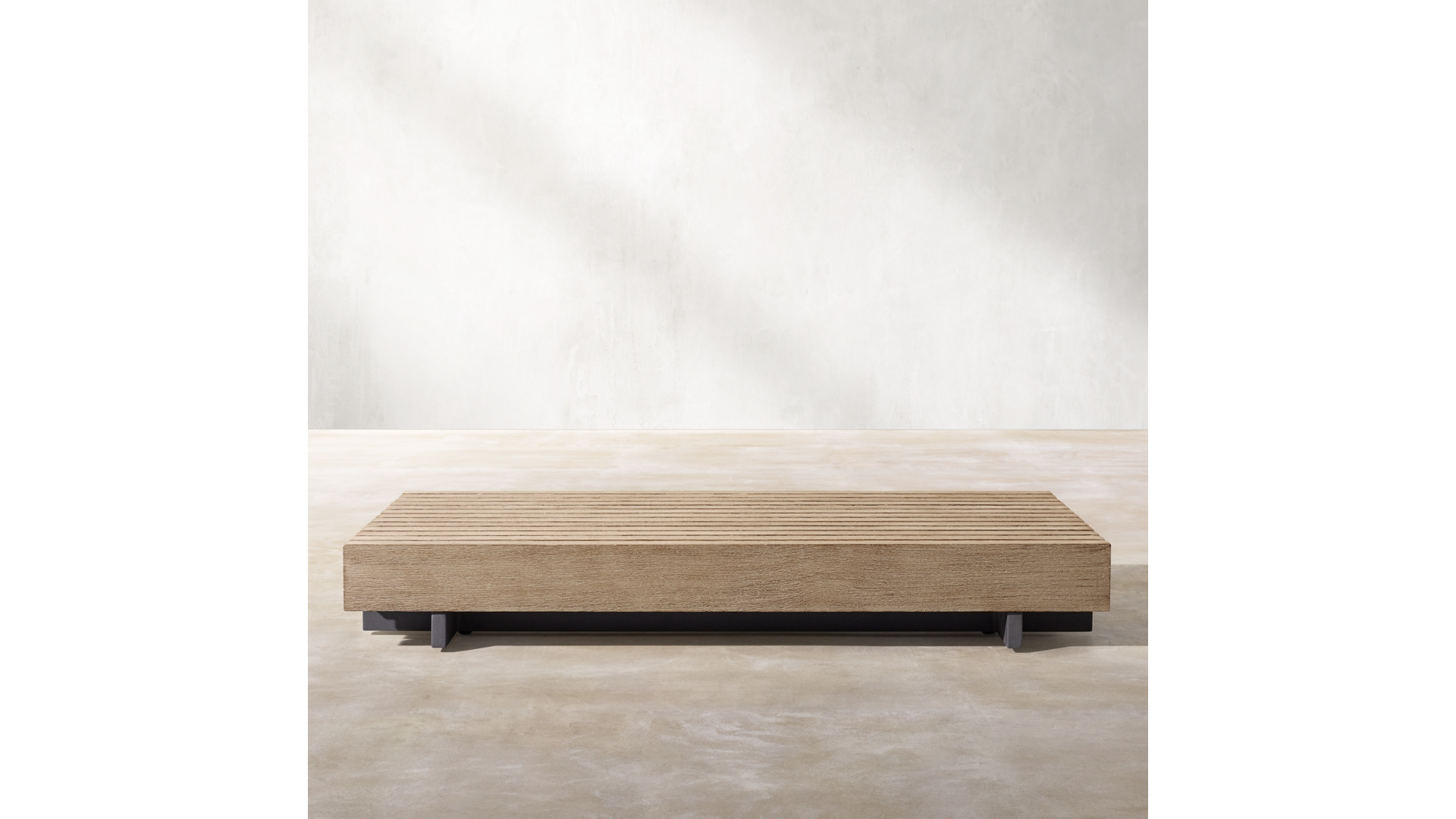 Módulo Mesa Lateral Baixa Em Madeira Cumarú San Andres